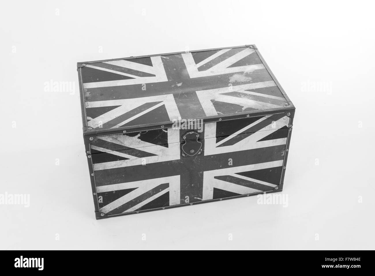 Black and White of British Box Stock Photo - Alamy