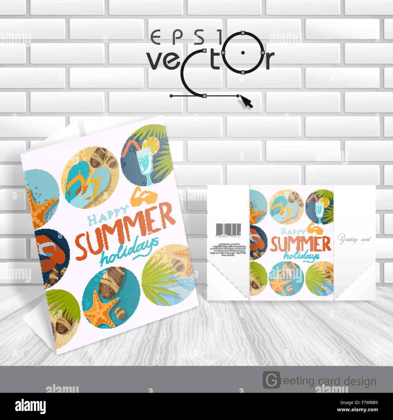 Greeting Card Design, Template Stock Vector Image & Art - Alamy