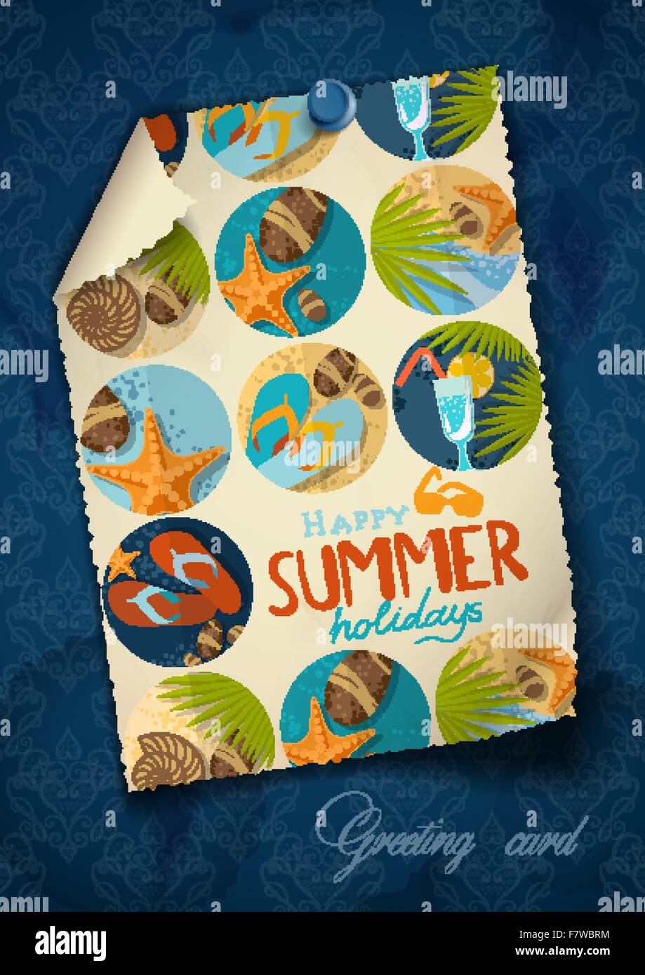 Greeting Card Design, Template Stock Vector Image & Art - Alamy