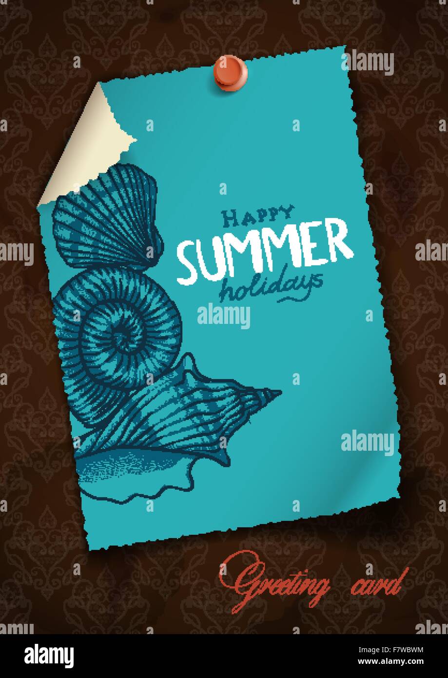 Greeting Card Design, Template Stock Vector Image & Art - Alamy