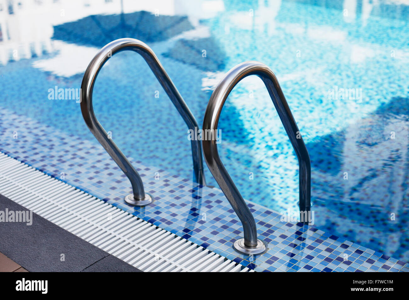 Swimming pool,Blue spa swimming pool with clean water Stock Photo - Alamy