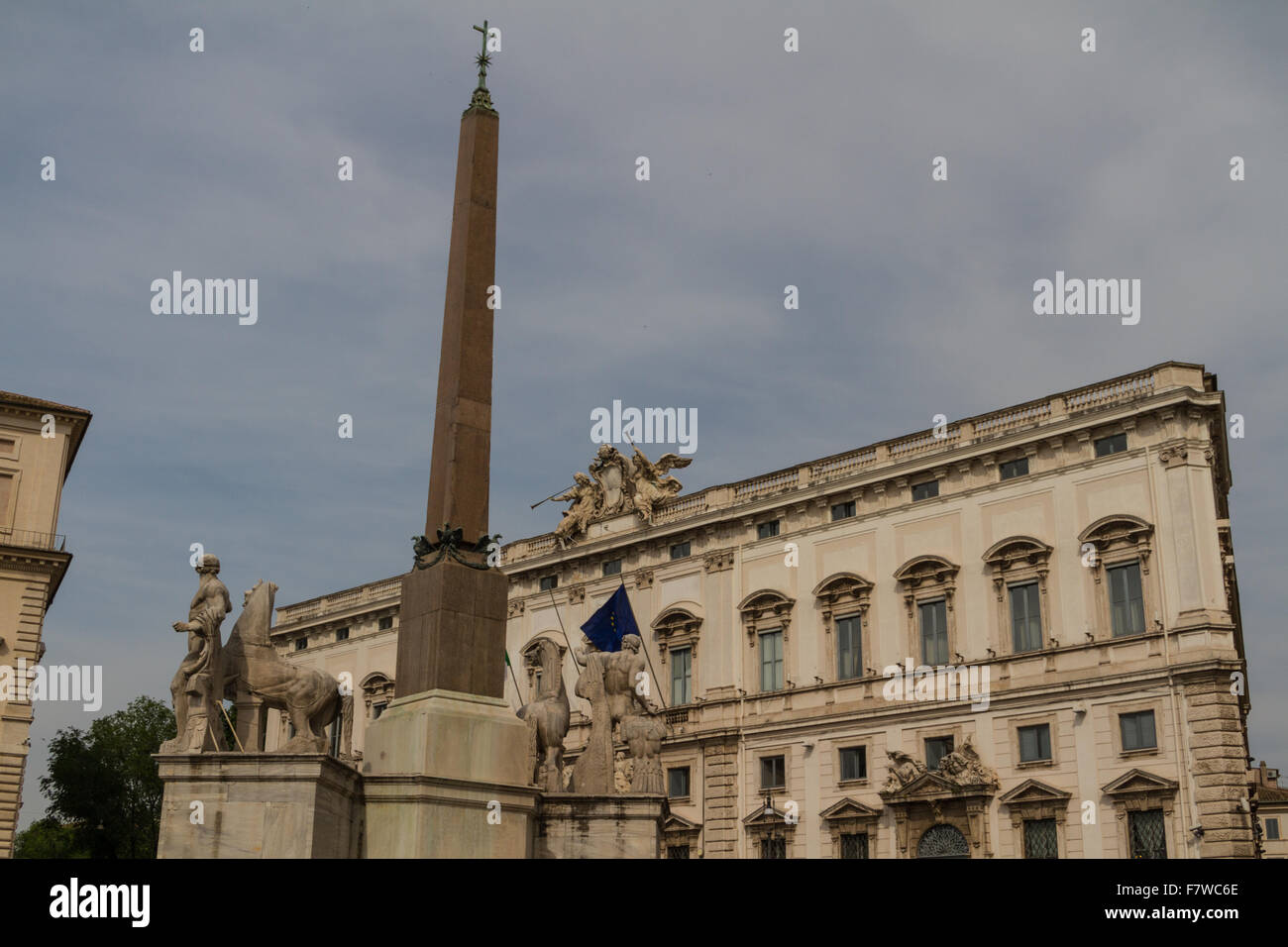 Rome, the Consulta building in Quirinale square Stock Photo - Alamy