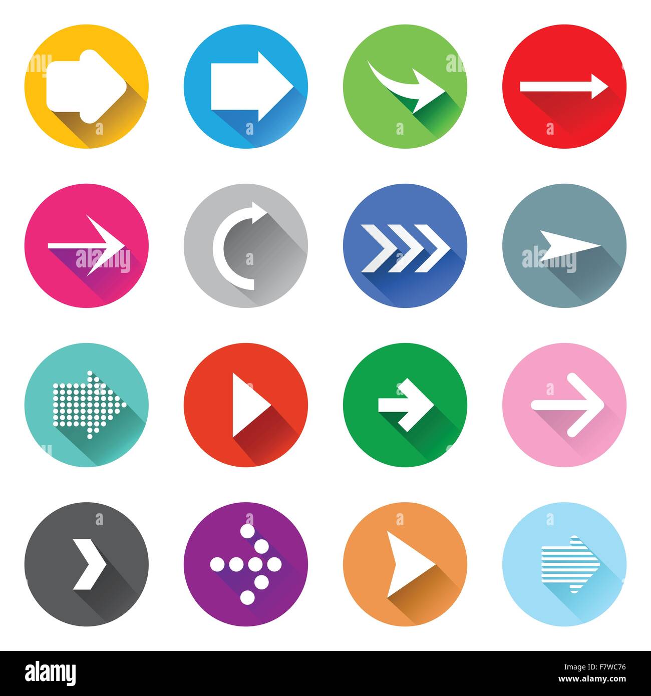 Vector icons arrow hi-res stock photography and images - Alamy