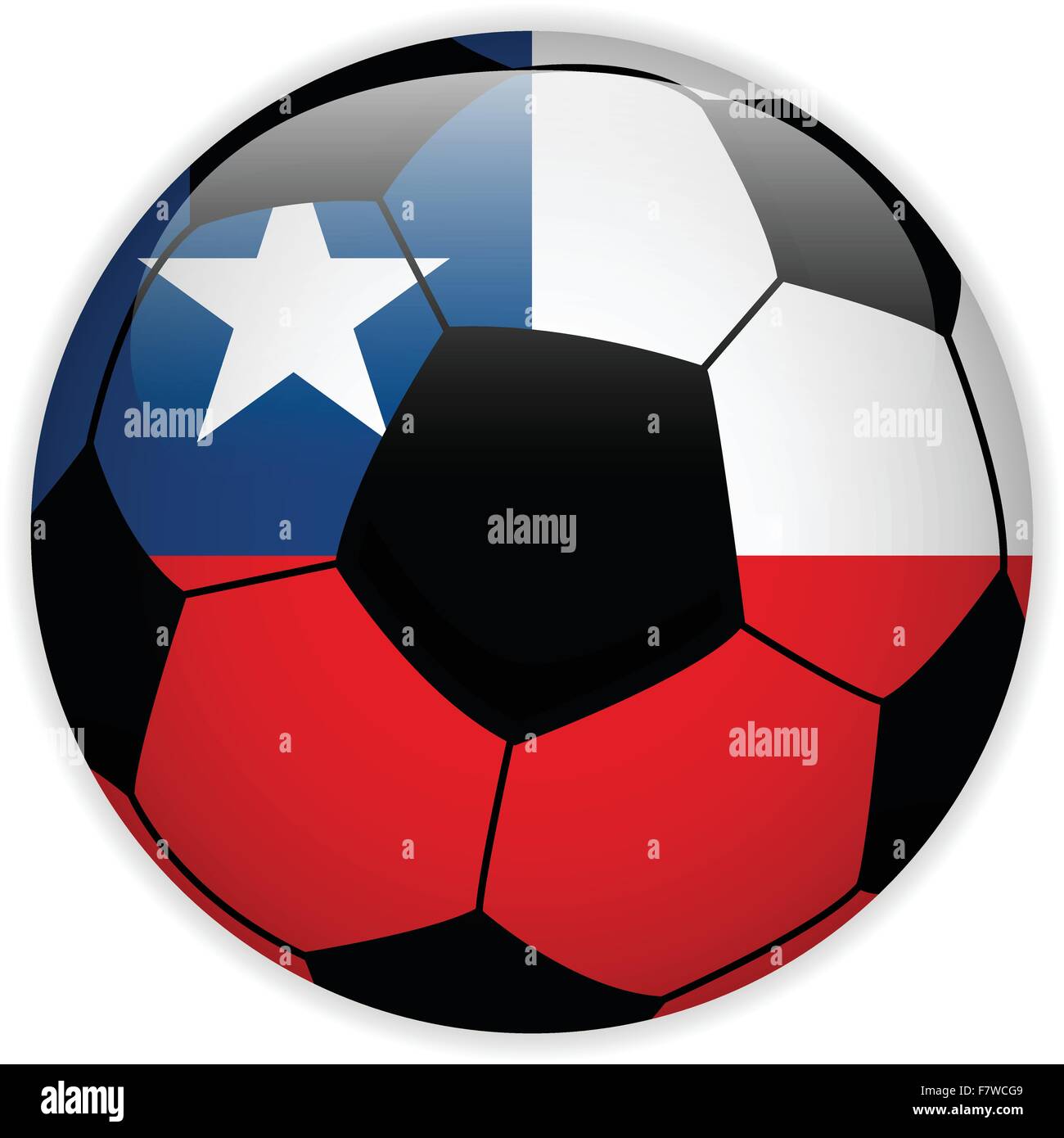 Chile football Stock Vector Images - Alamy