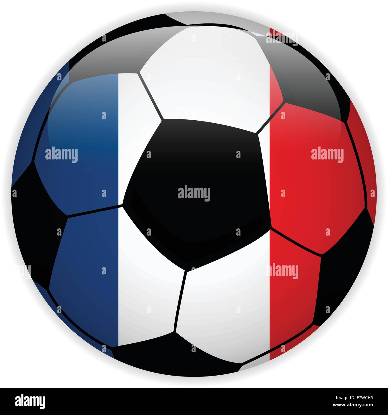 France Flag with Soccer Ball Background Stock Vector Image & Art - Alamy