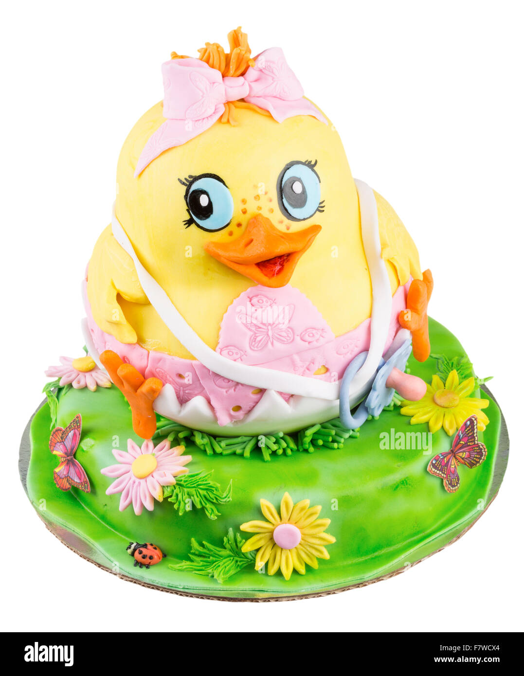 Children cake Chicken Stock Photo - Alamy