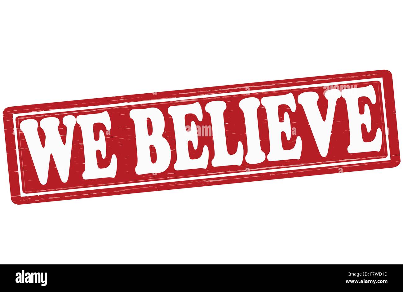 Red believe sign hi-res stock photography and images - Alamy