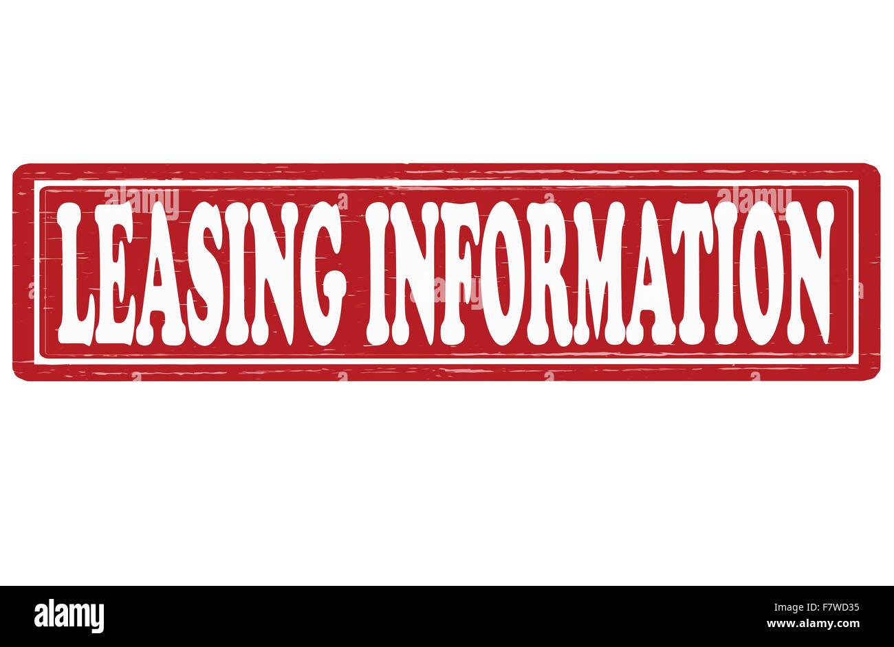 Leasing sign Stock Vector Images - Alamy