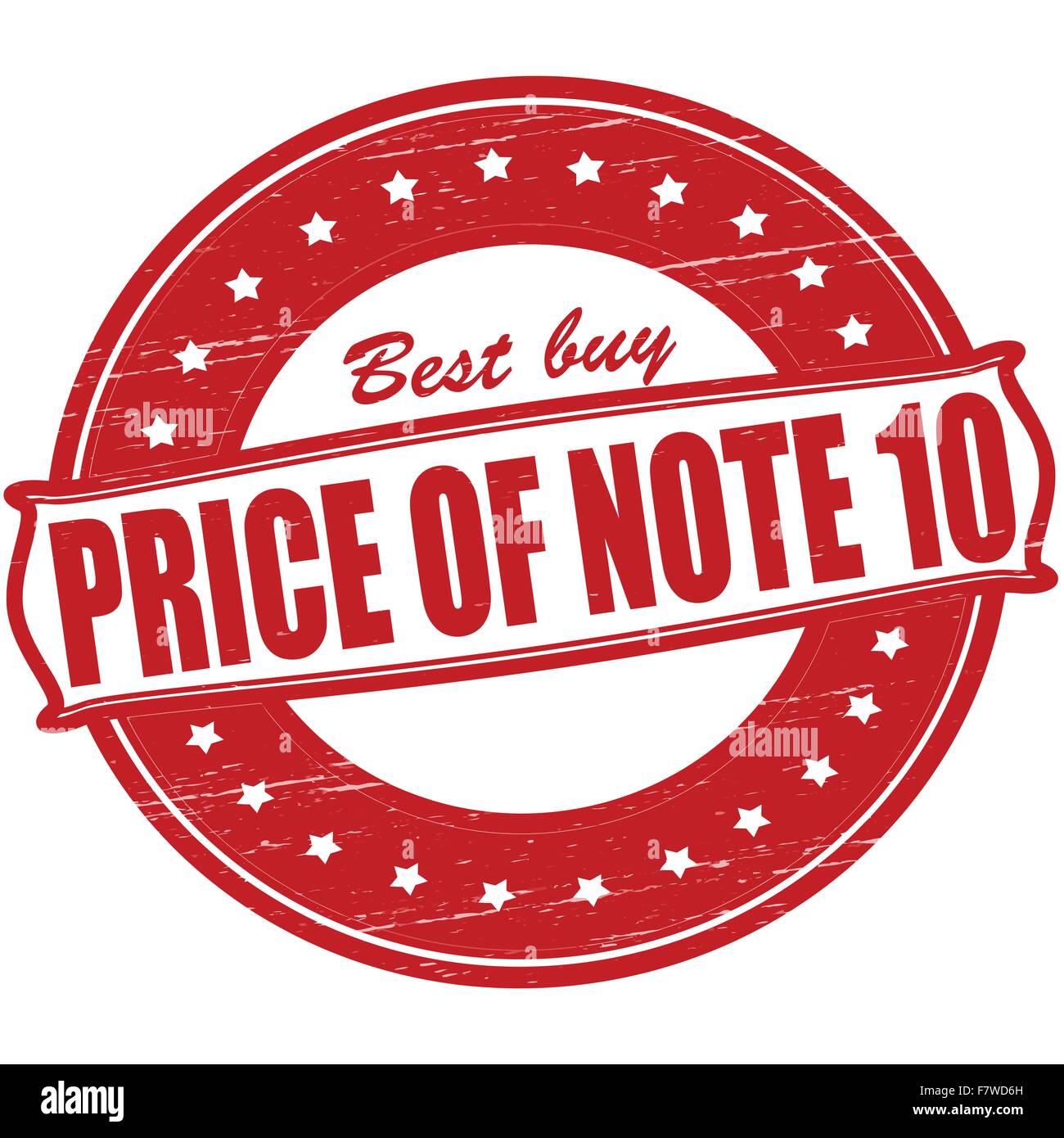 Price of note ten Stock Vector Image & Art - Alamy