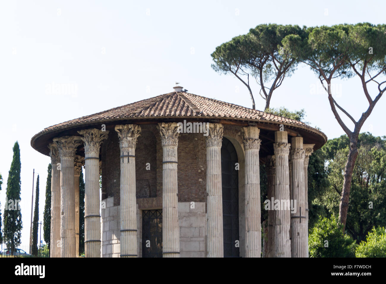 Rome - Vesta temple Stock Photo - Alamy