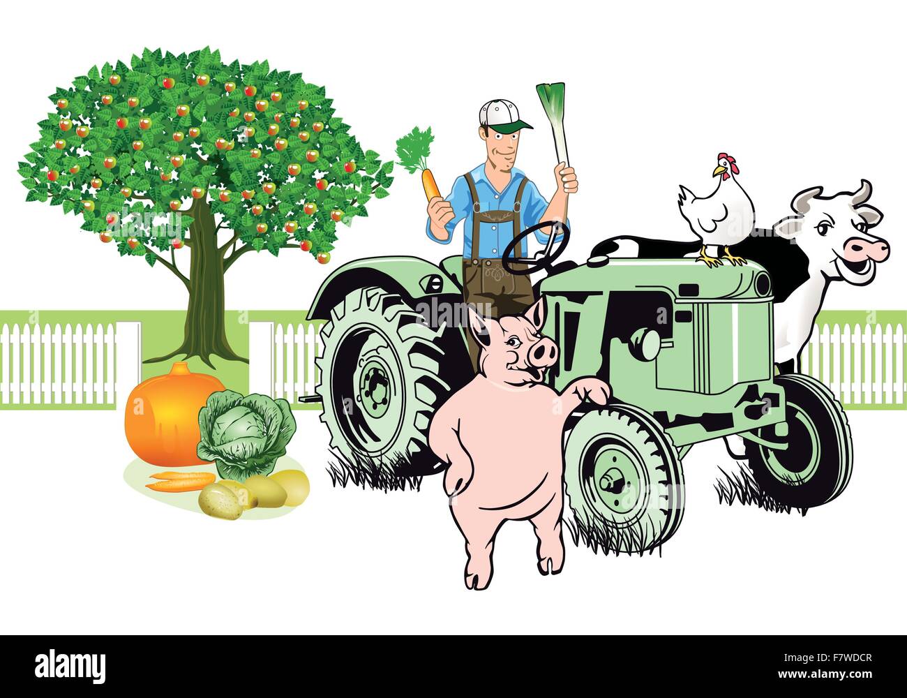 Farmer Stock Vector Images - Alamy