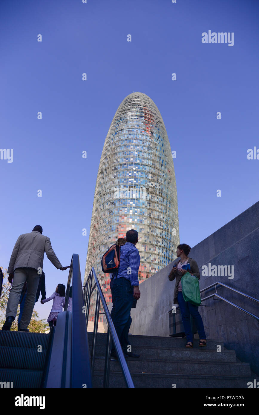 Torre agbar hi-res stock photography and images - Alamy