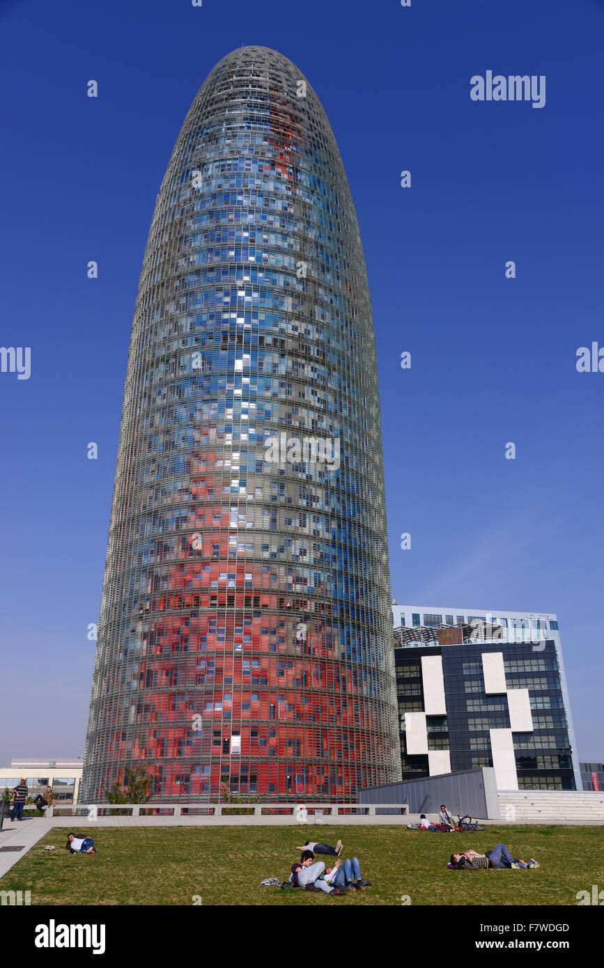 Torre agbar hi-res stock photography and images - Alamy