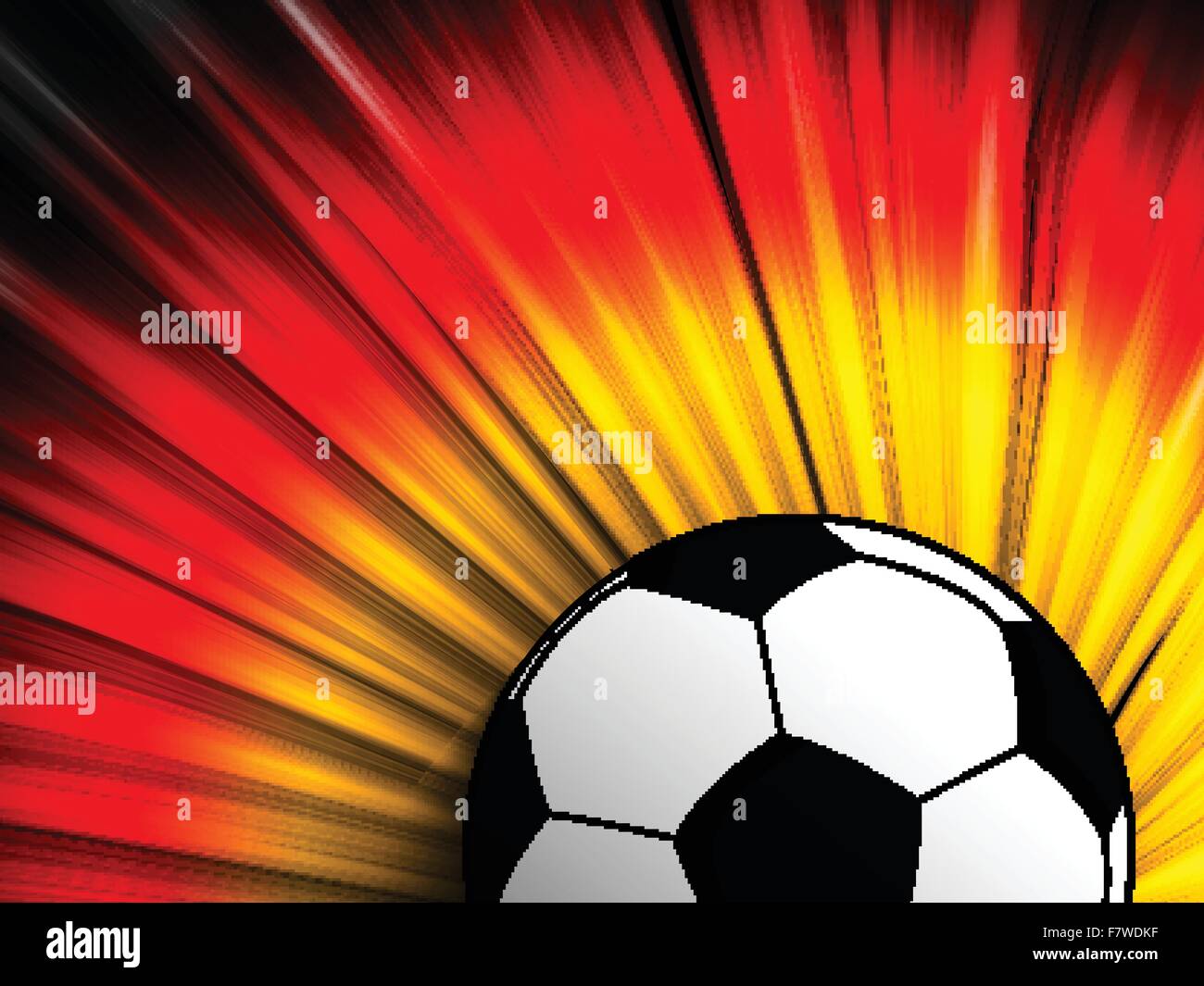 Germany Flag with Soccer Ball Background Stock Vector Image & Art - Alamy