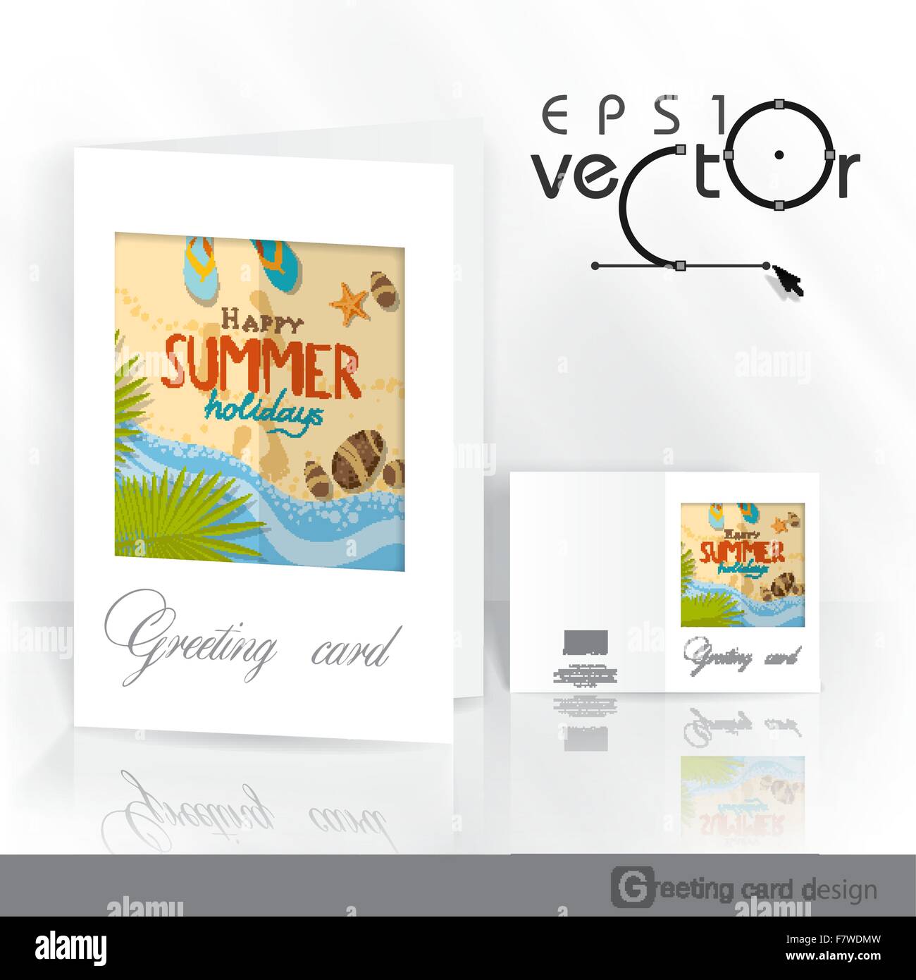 Greeting Card Design, Template Stock Vector Image & Art - Alamy