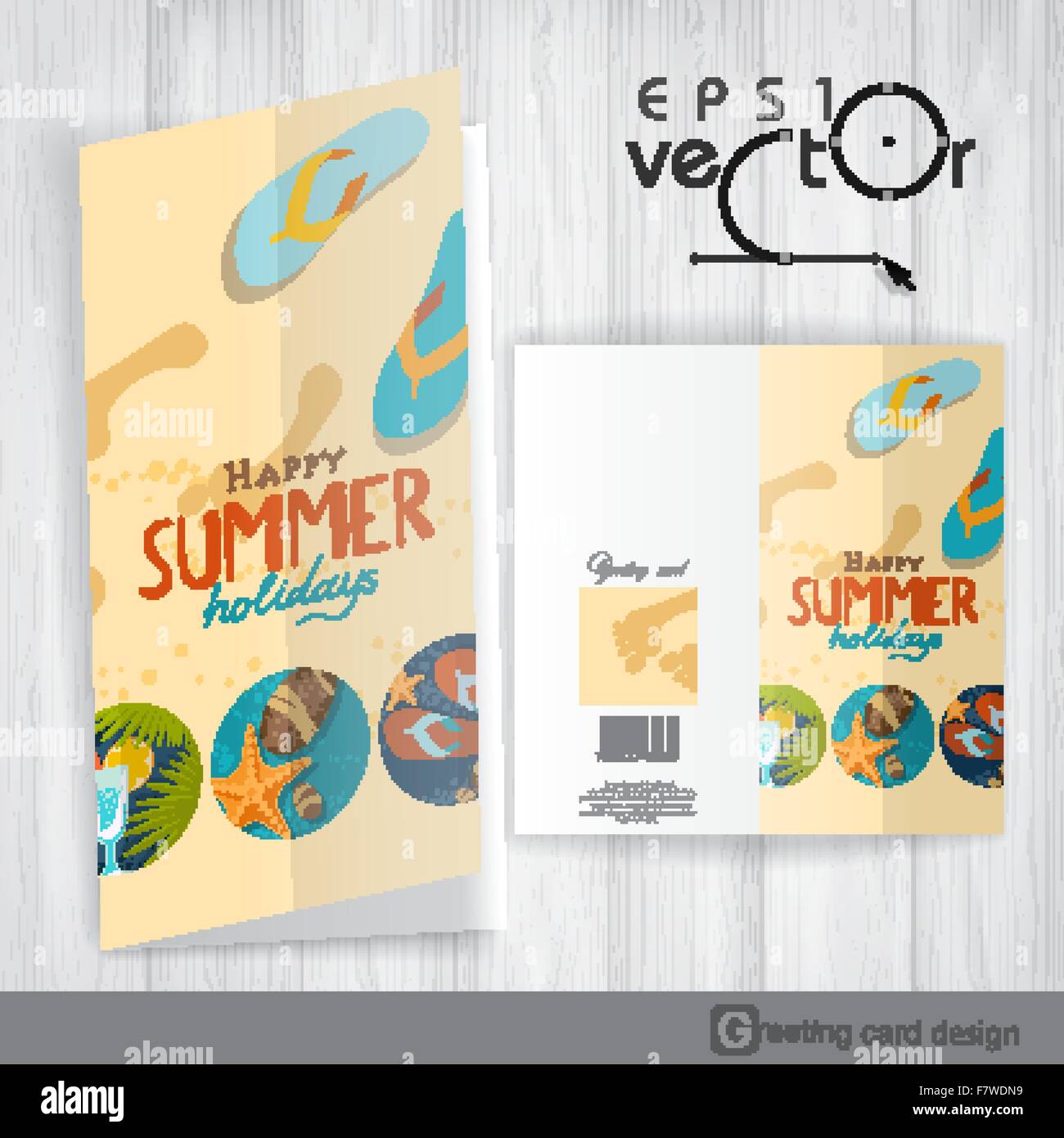 Greeting Card Design, Template Stock Vector Image & Art - Alamy