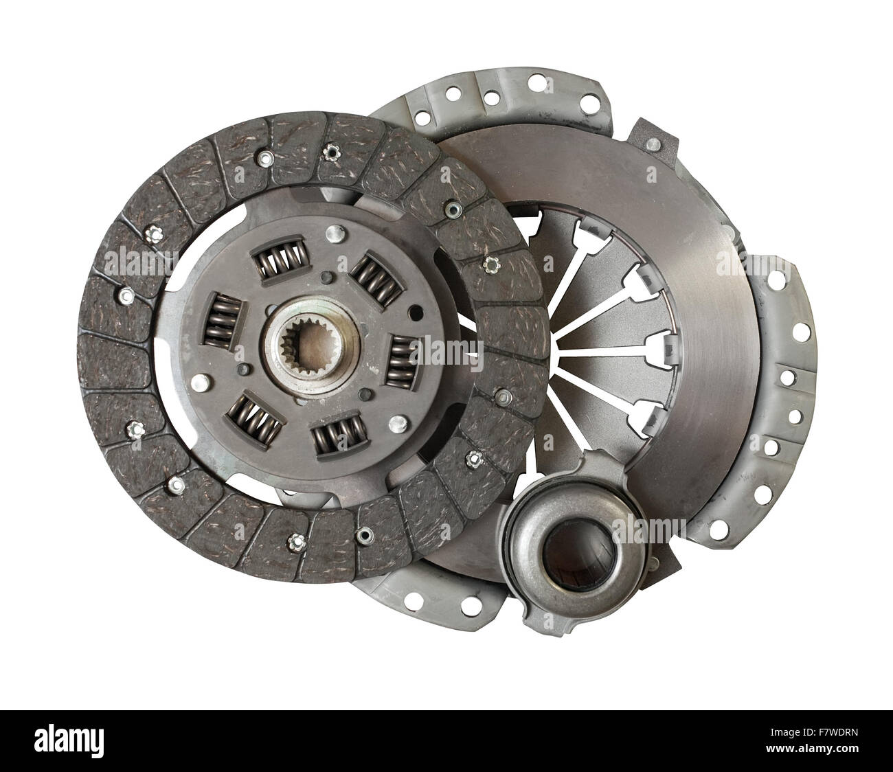 Car engine clutch. Isolated on white with clipping path Stock Photo - Alamy