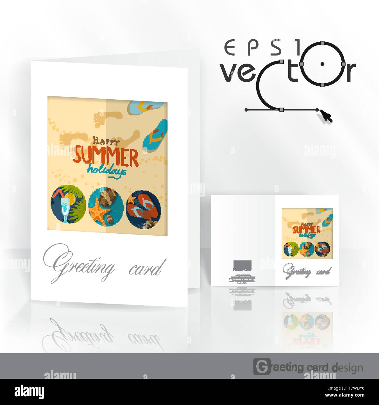 Greeting Card Design, Template Stock Vector Image & Art - Alamy