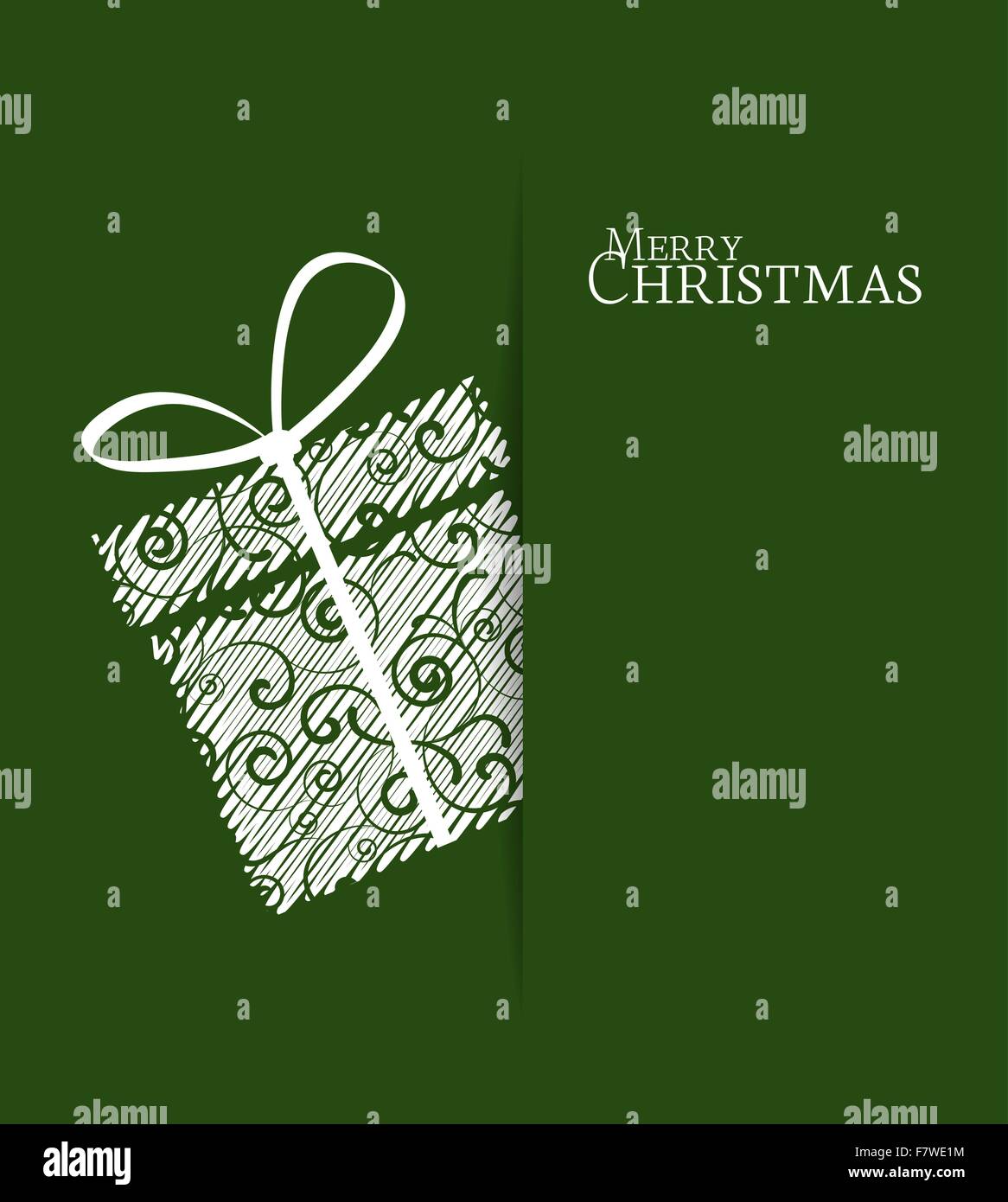 Empty christmas card gifts Stock Vector Images - Alamy
