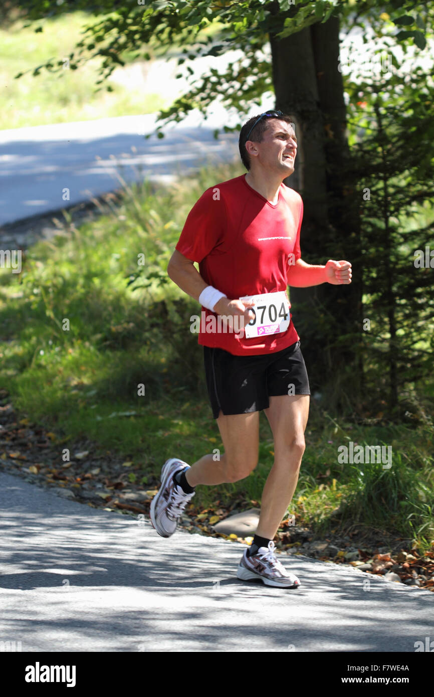 Running Festival in Krynica-Zdroj, Poland. Marathon Stock Photo - Alamy