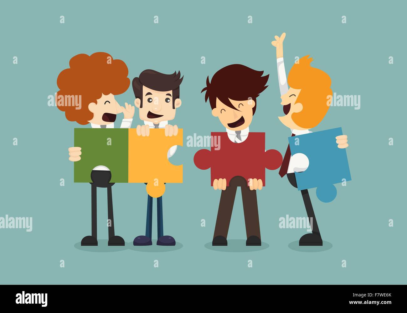 Business man connection Stock Vector Image & Art - Alamy