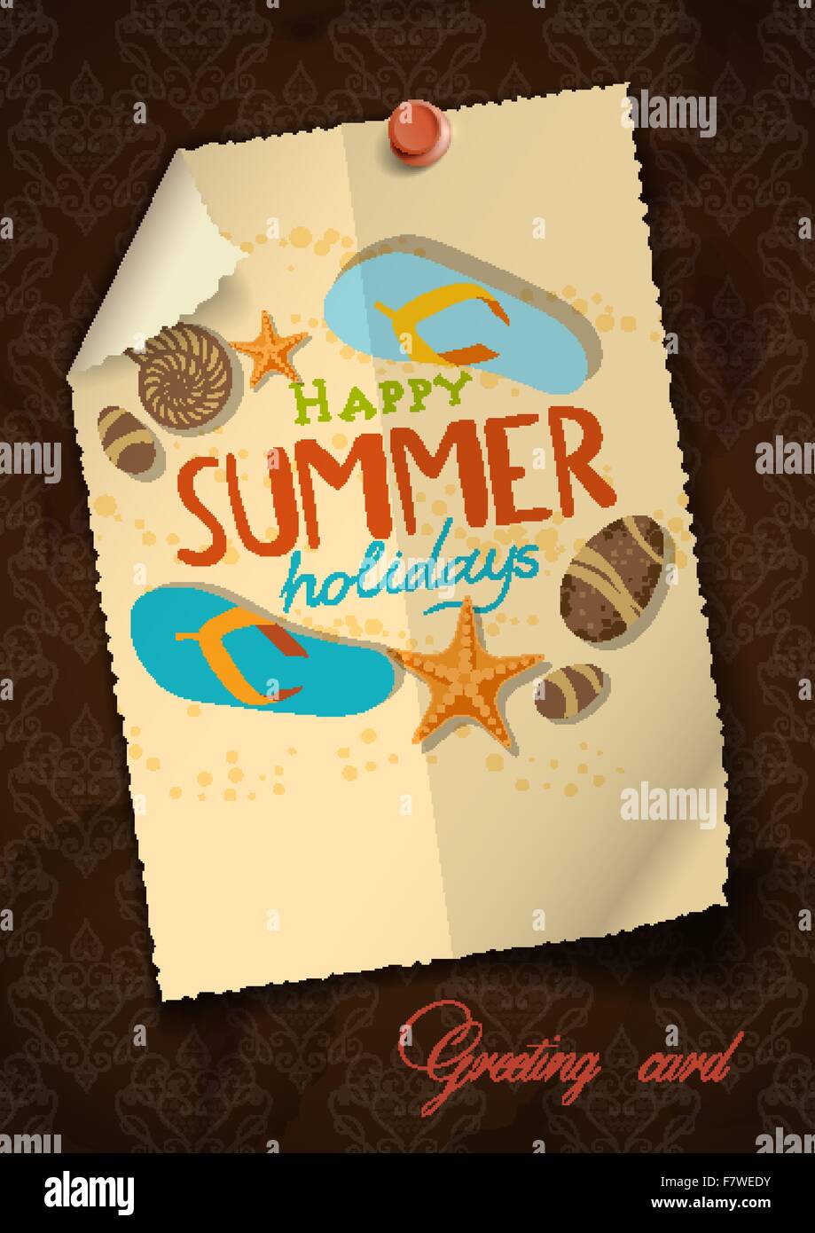 Greeting Card Design, Template Stock Vector Image & Art - Alamy