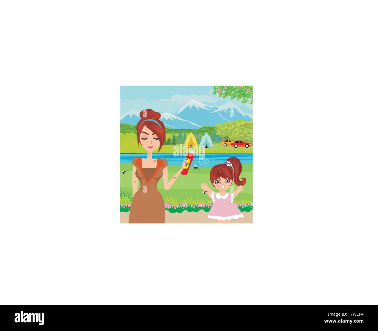 invasion of mosquitoes Stock Vector Image & Art - Alamy