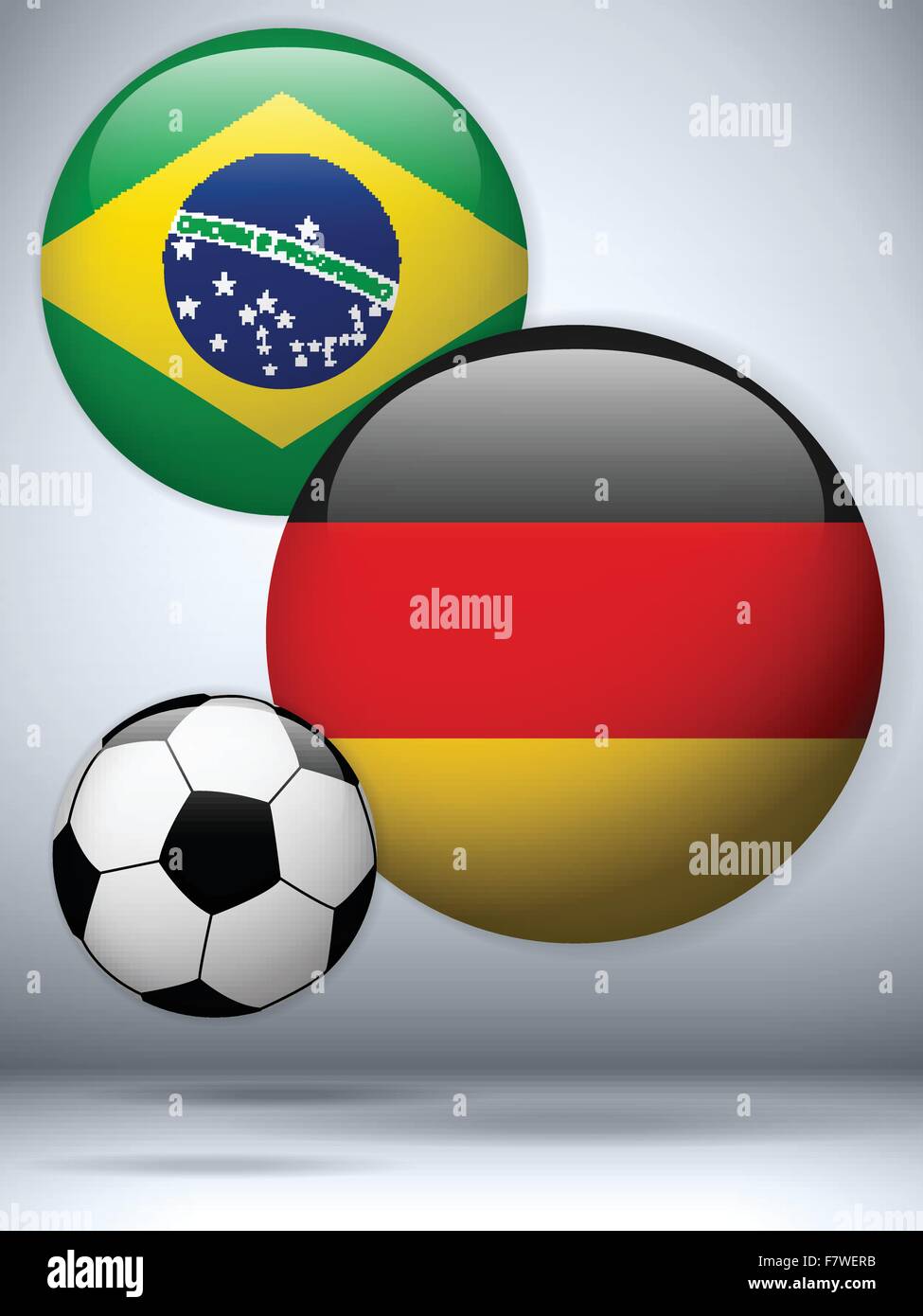 World cup 2014 germany brazil Stock Vector Images - Alamy