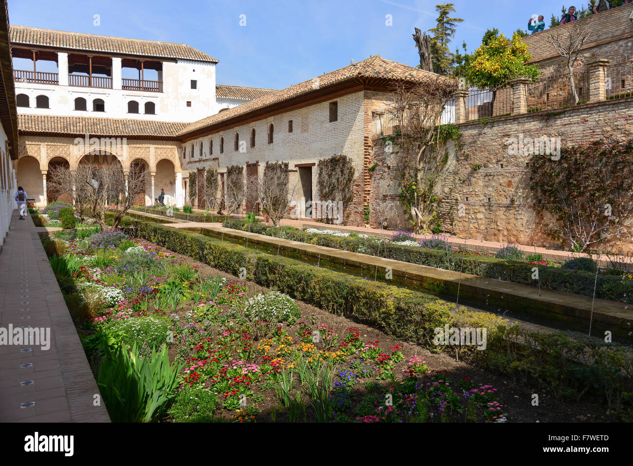 Palace Generalife, Alhambra, Granada, Spain Stock Photo - Alamy