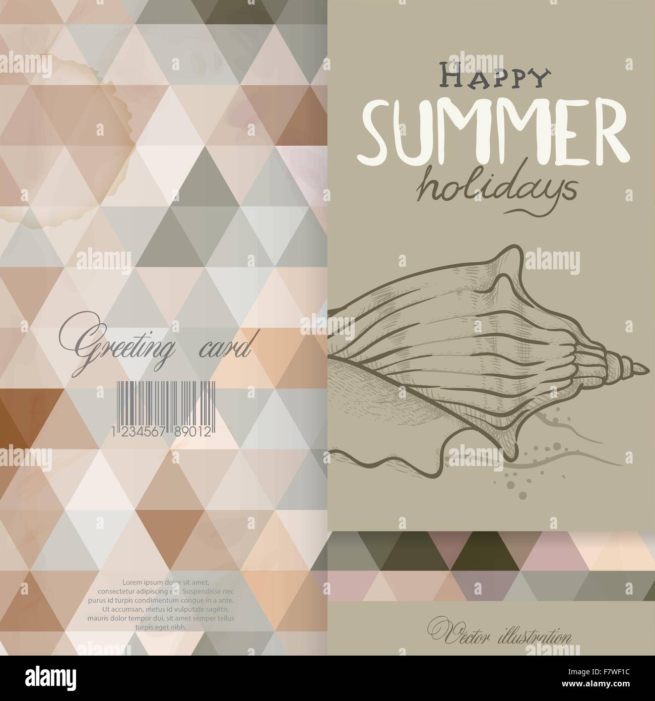 Greeting Card Design, Template Stock Vector Image & Art - Alamy