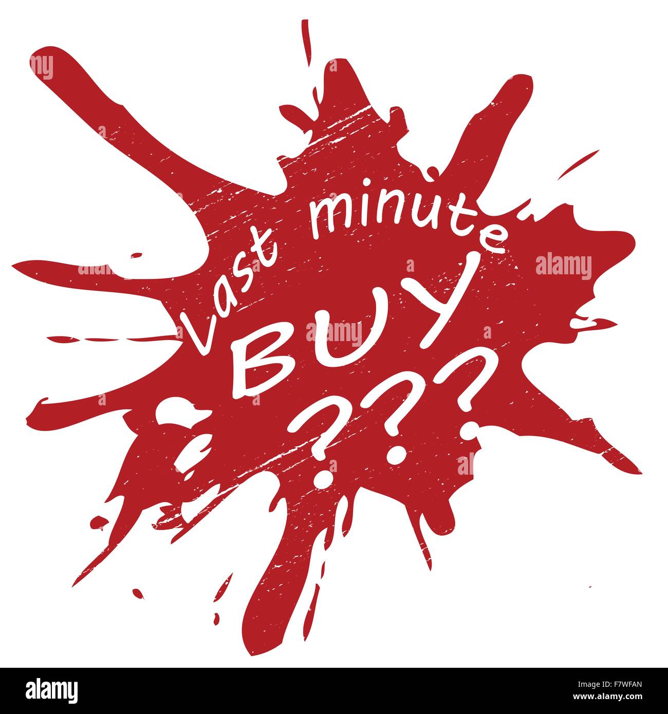 Last minute buy Stock Vector Image & Art - Alamy