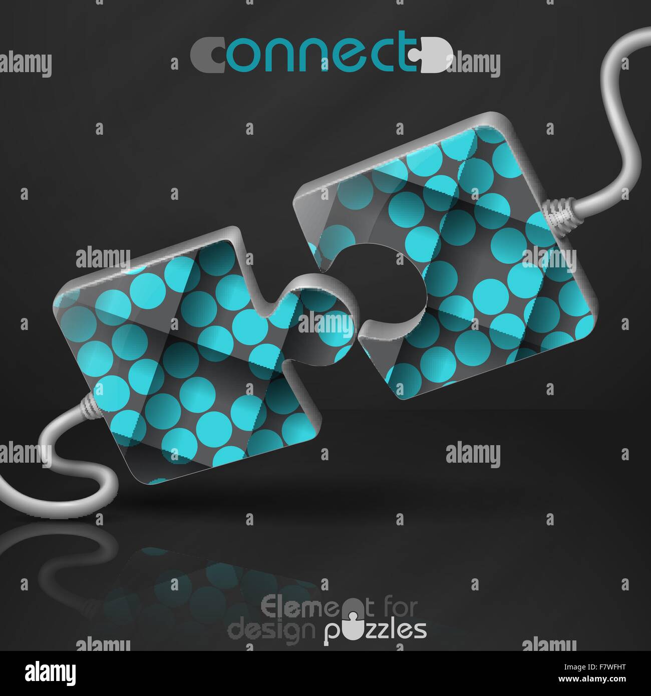 Modern Puzzle Template Stock Vector Image & Art - Alamy