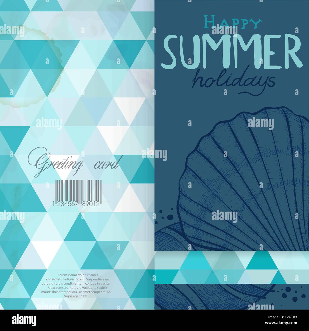 Greeting Card Design, Template Stock Vector Image & Art - Alamy