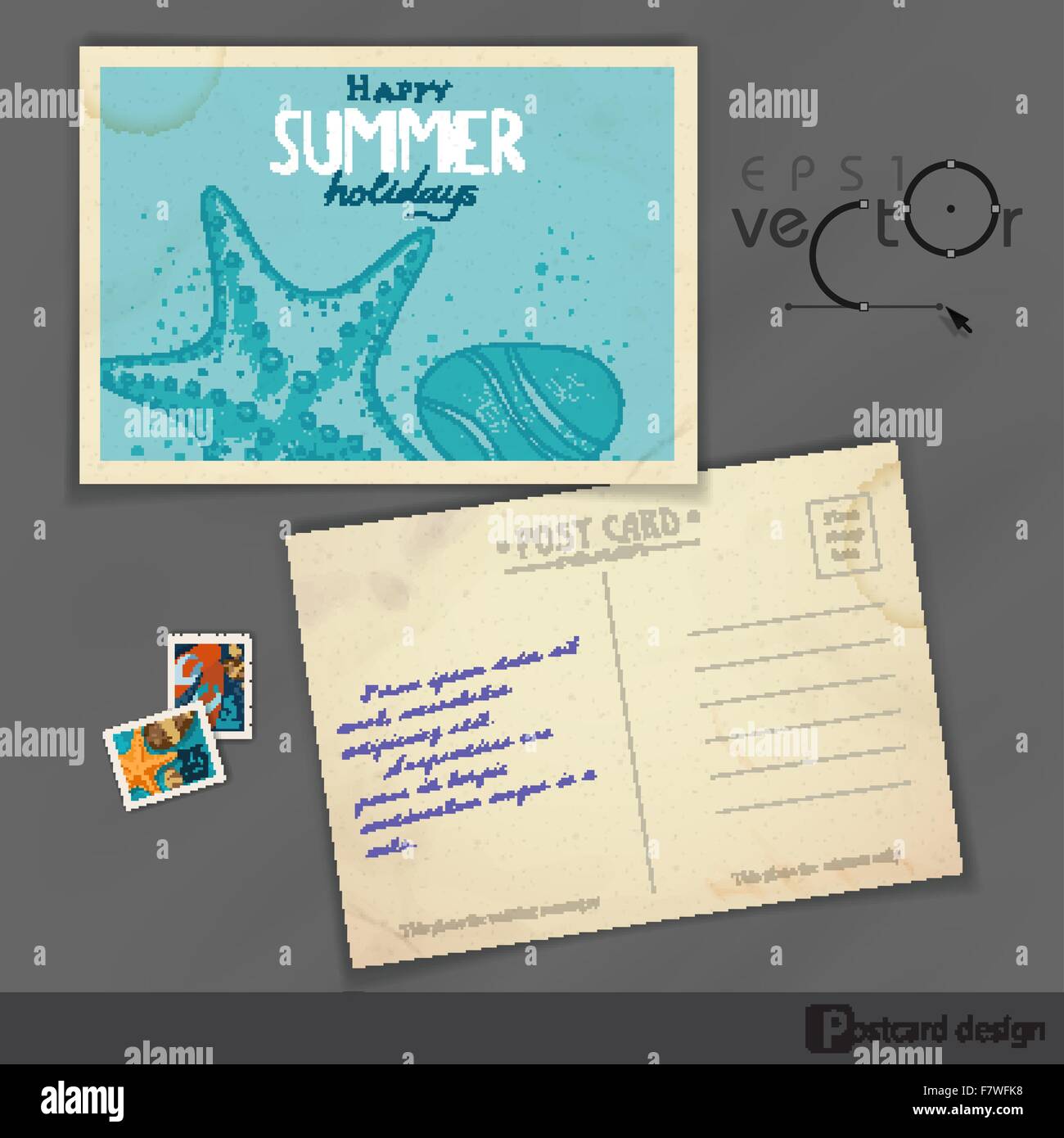 Summer sketch Stock Vector Images - Alamy