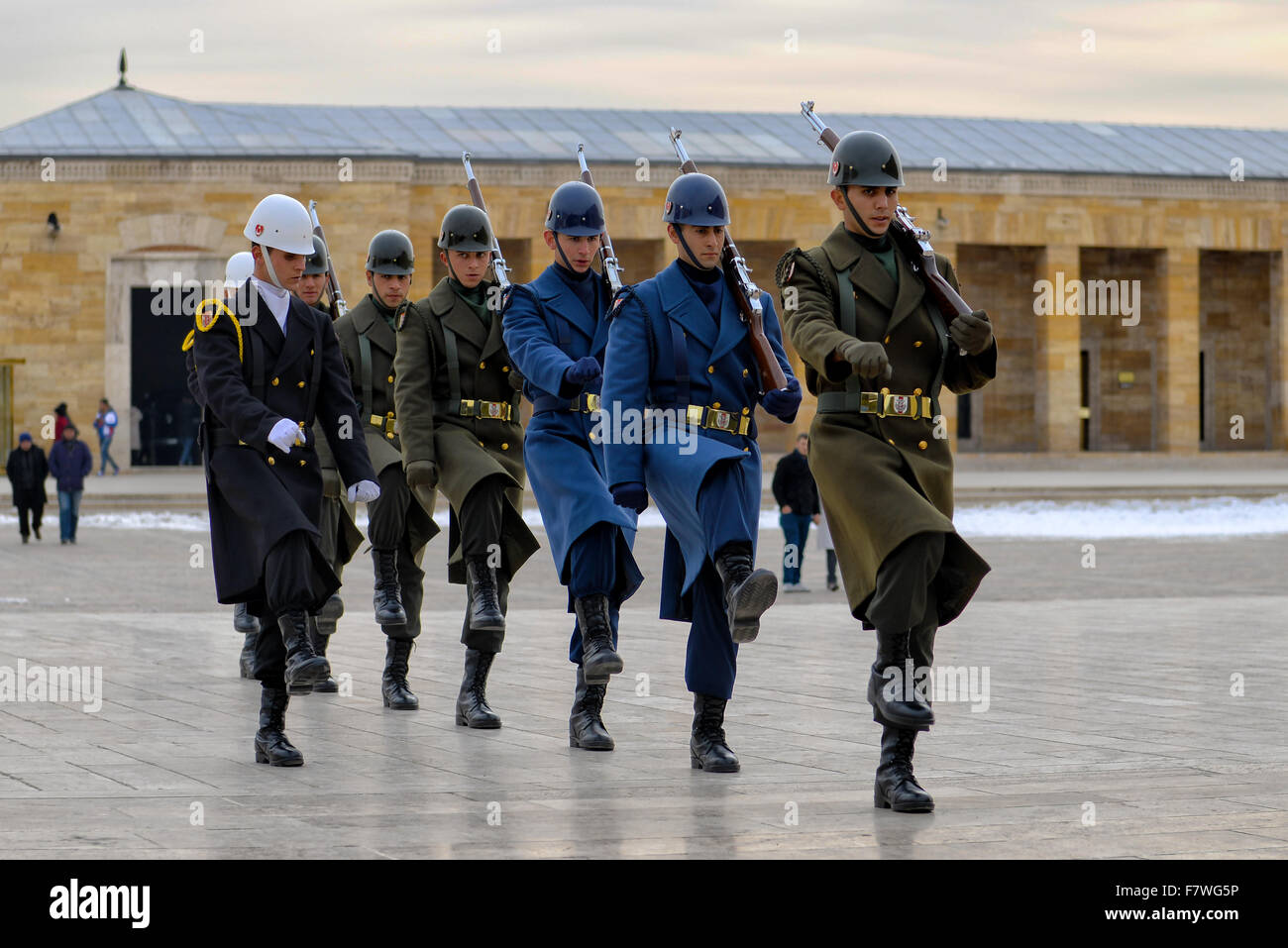 Turkish Army Soldiers at Anitkabir in Ankara, Turkey Stock Photo - Alamy