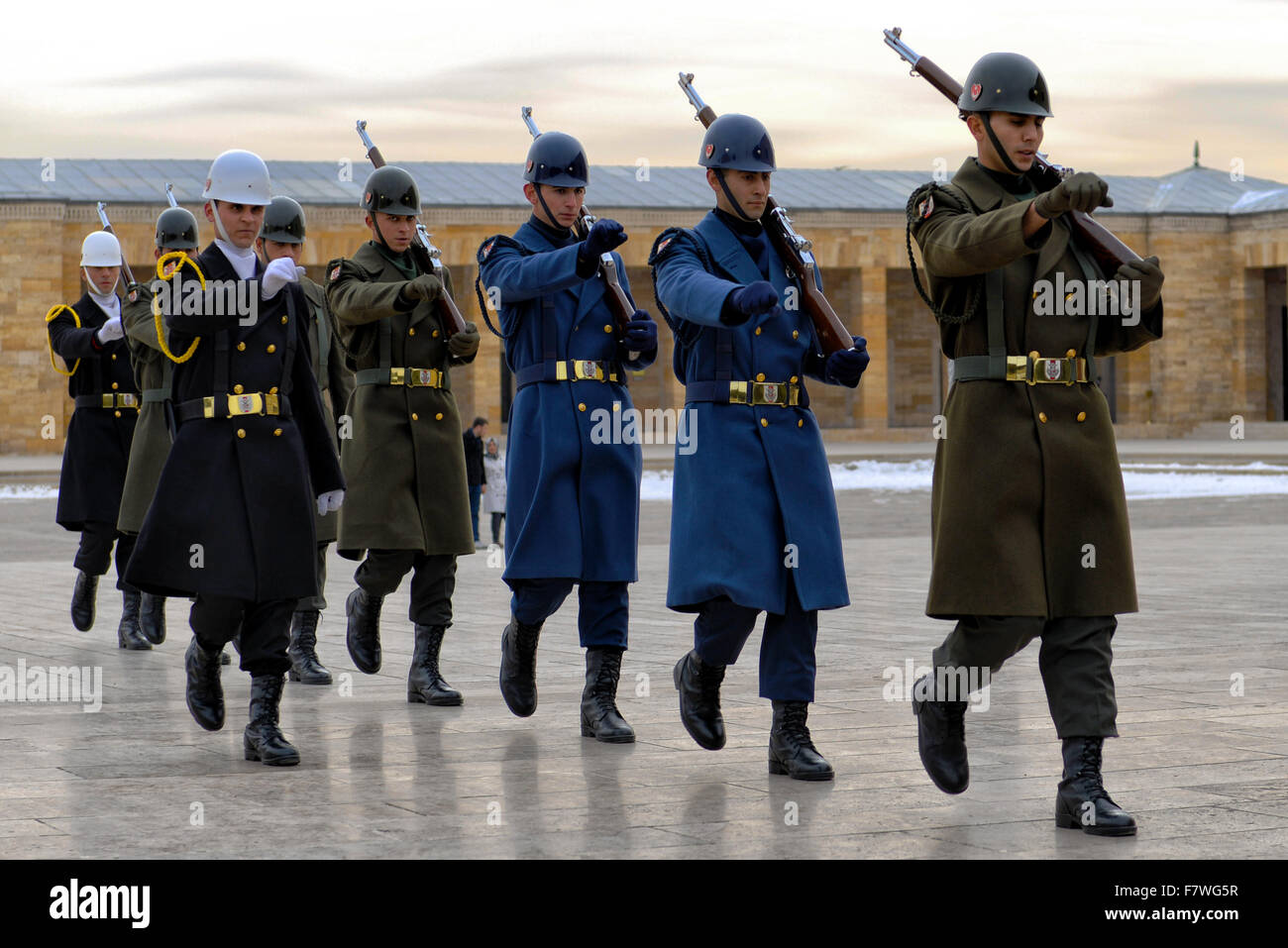 Turkish Army Soldiers at Anitkabir in Ankara, Turkey Stock Photo - Alamy