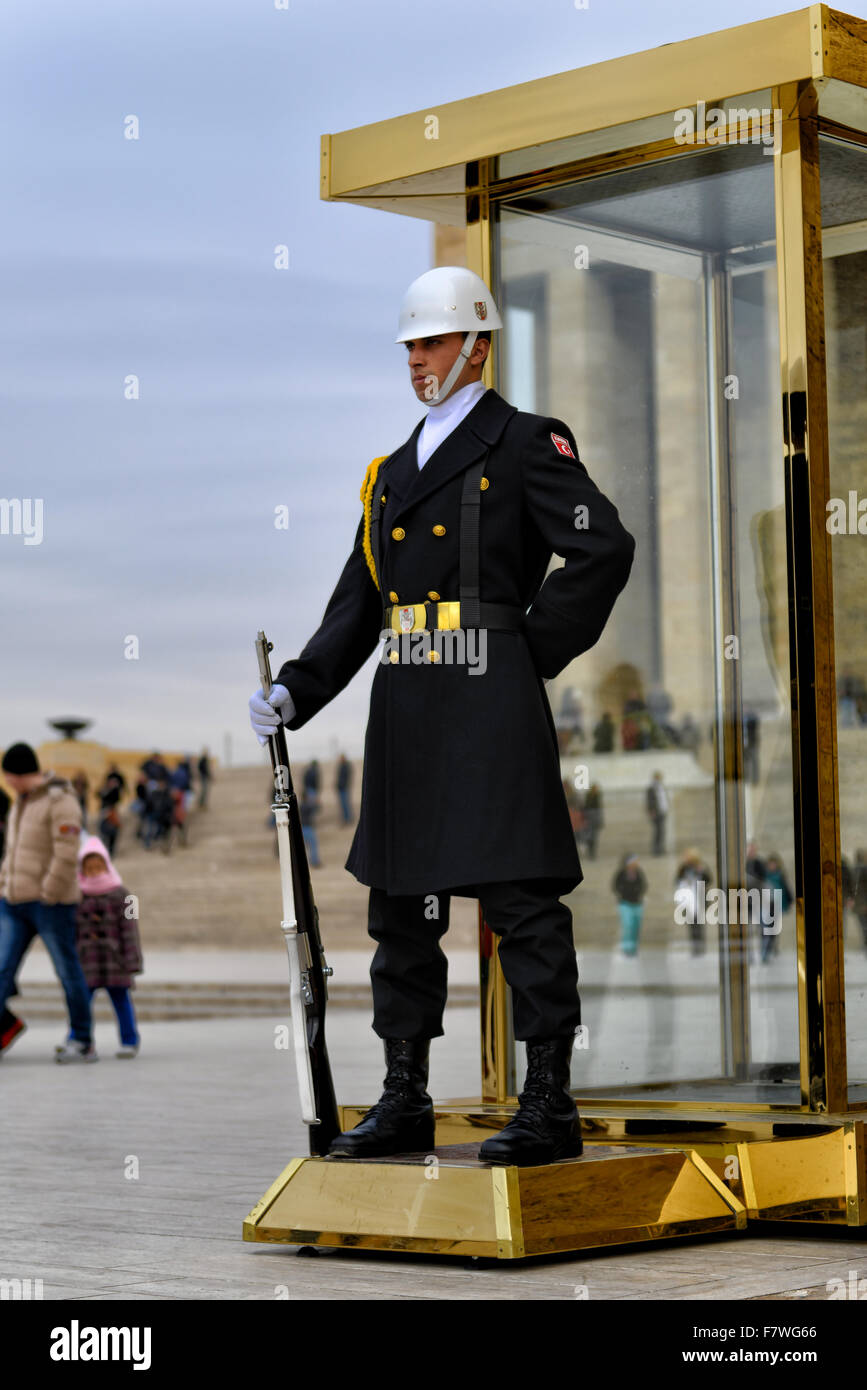 Turkish Army Soldier at Anitkabir in Ankara, Turkey Stock Photo - Alamy
