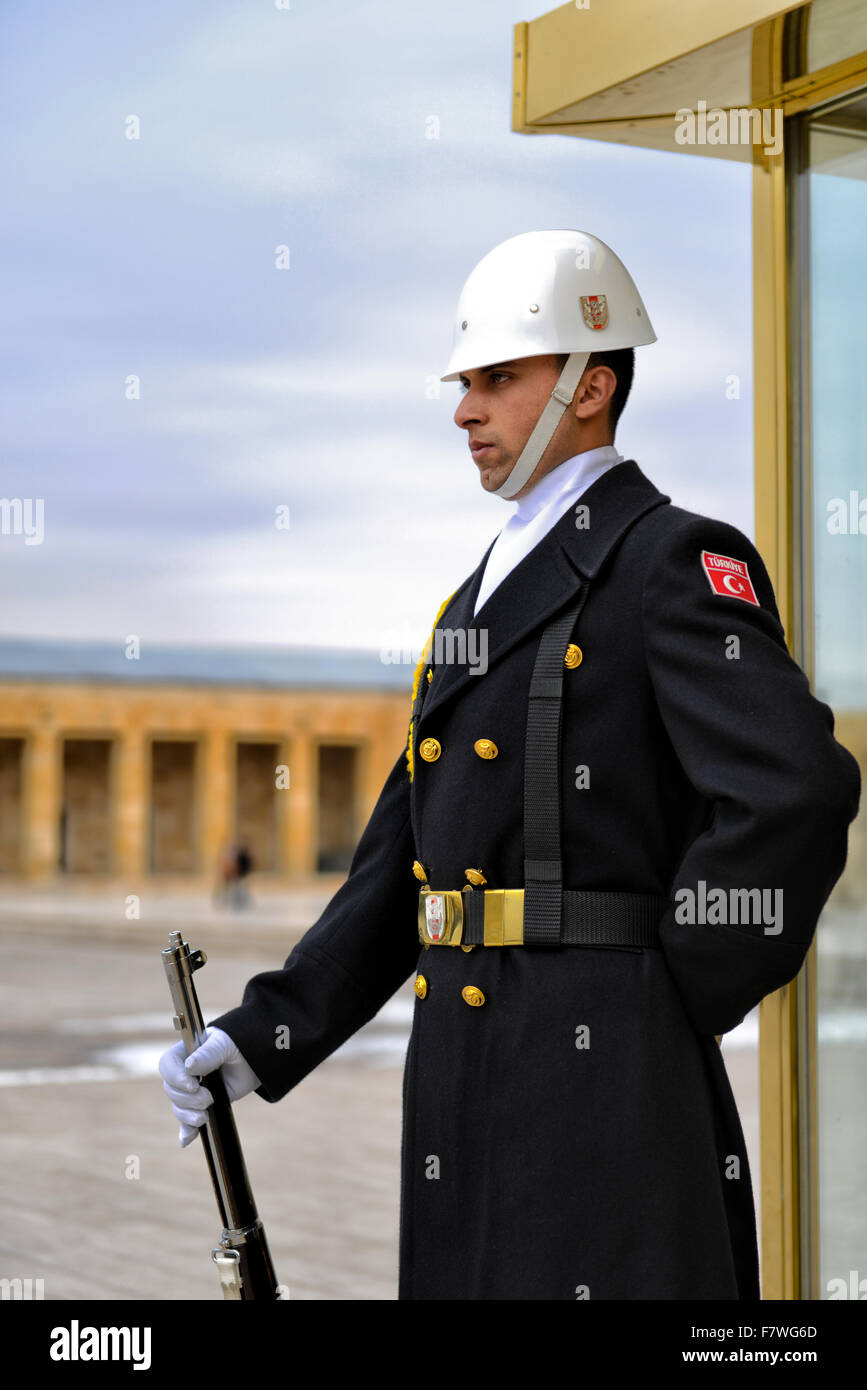 Turkish Army Soldier at Anitkabir in Ankara, Turkey Stock Photo - Alamy