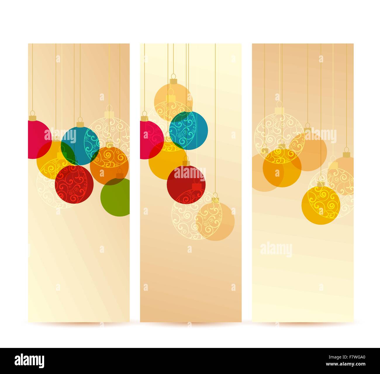 Merry christmas banners design Stock Vector Images - Alamy