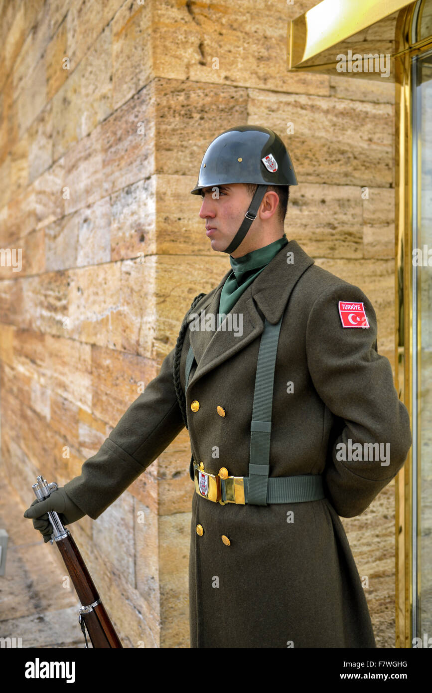Turkish Army Soldier at Anitkabir in Ankara, Turkey Stock Photo - Alamy