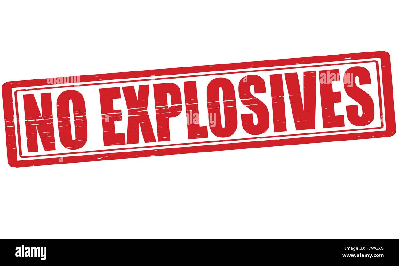 No explosives sign Stock Vector Images - Alamy