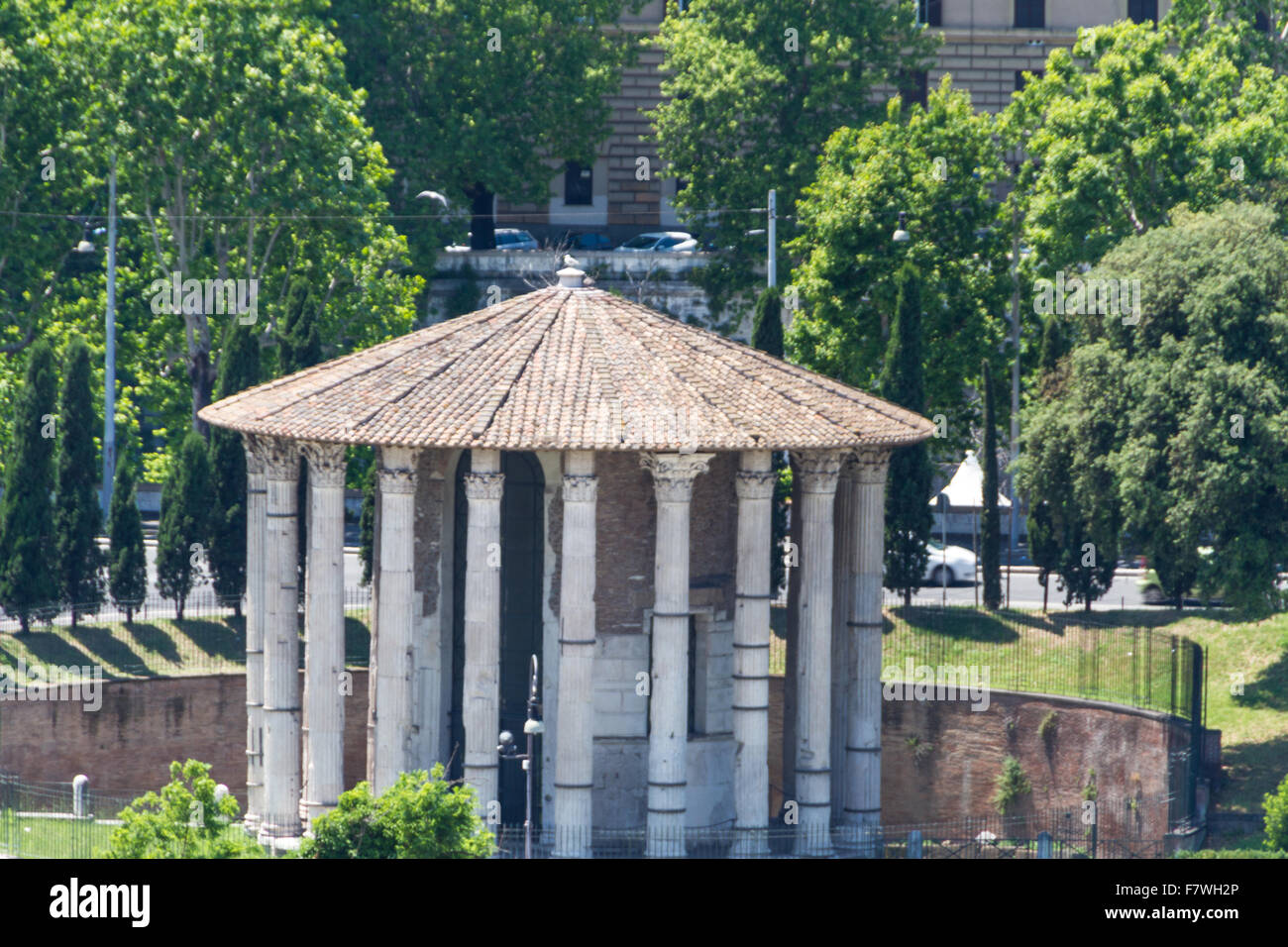 Rome - Vesta temple Stock Photo - Alamy