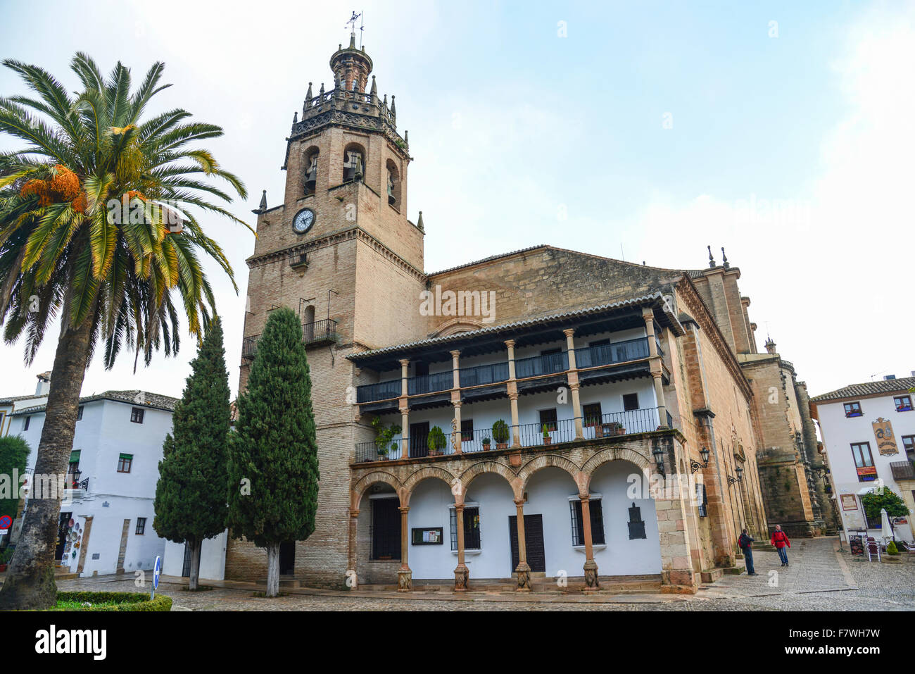 Iglesia de Santa Maria la Mayor, Ronda, Spain Stock Photo - Alamy