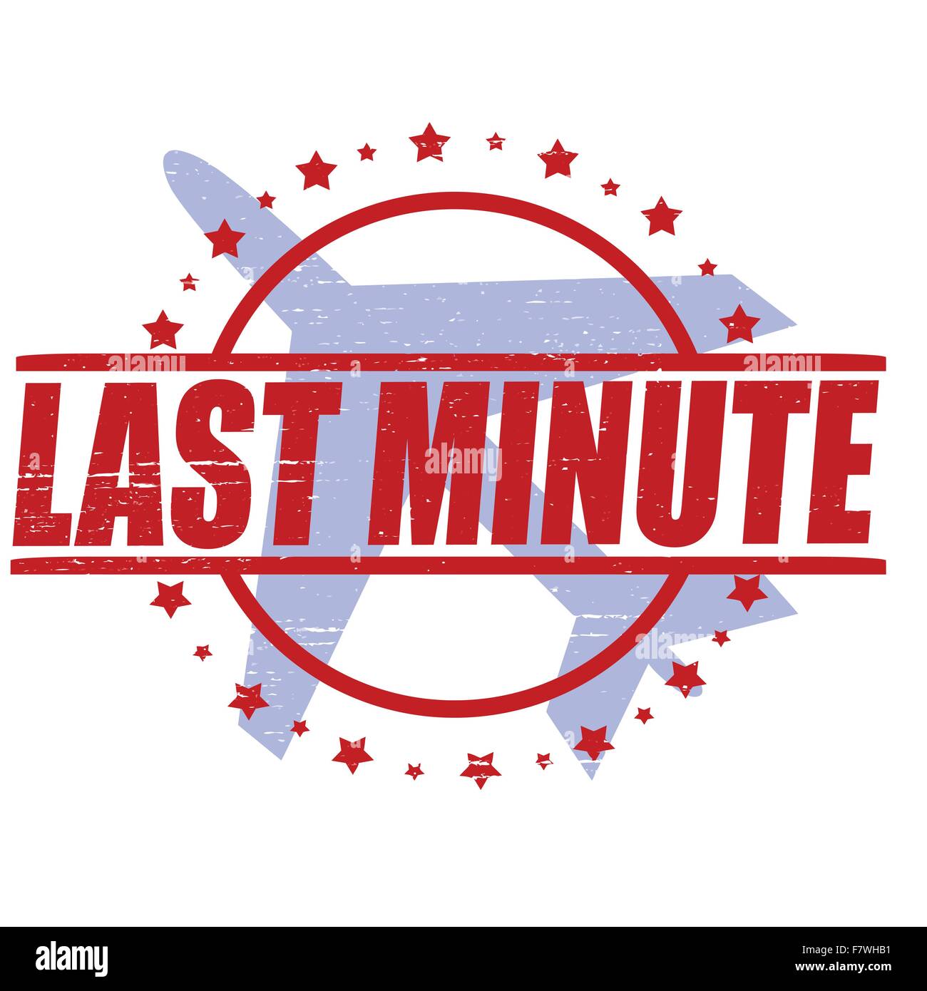 At the last moment Stock Vector Images - Alamy