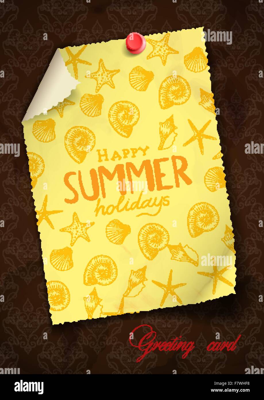 Greeting card holiday Stock Vector Images - Alamy