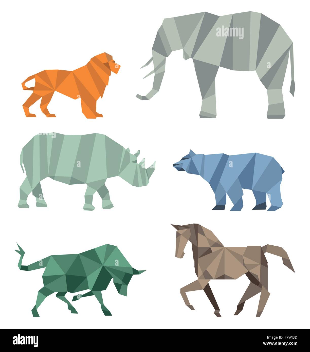 Rhino africa wildlife Cut Out Stock Images & Pictures - Alamy