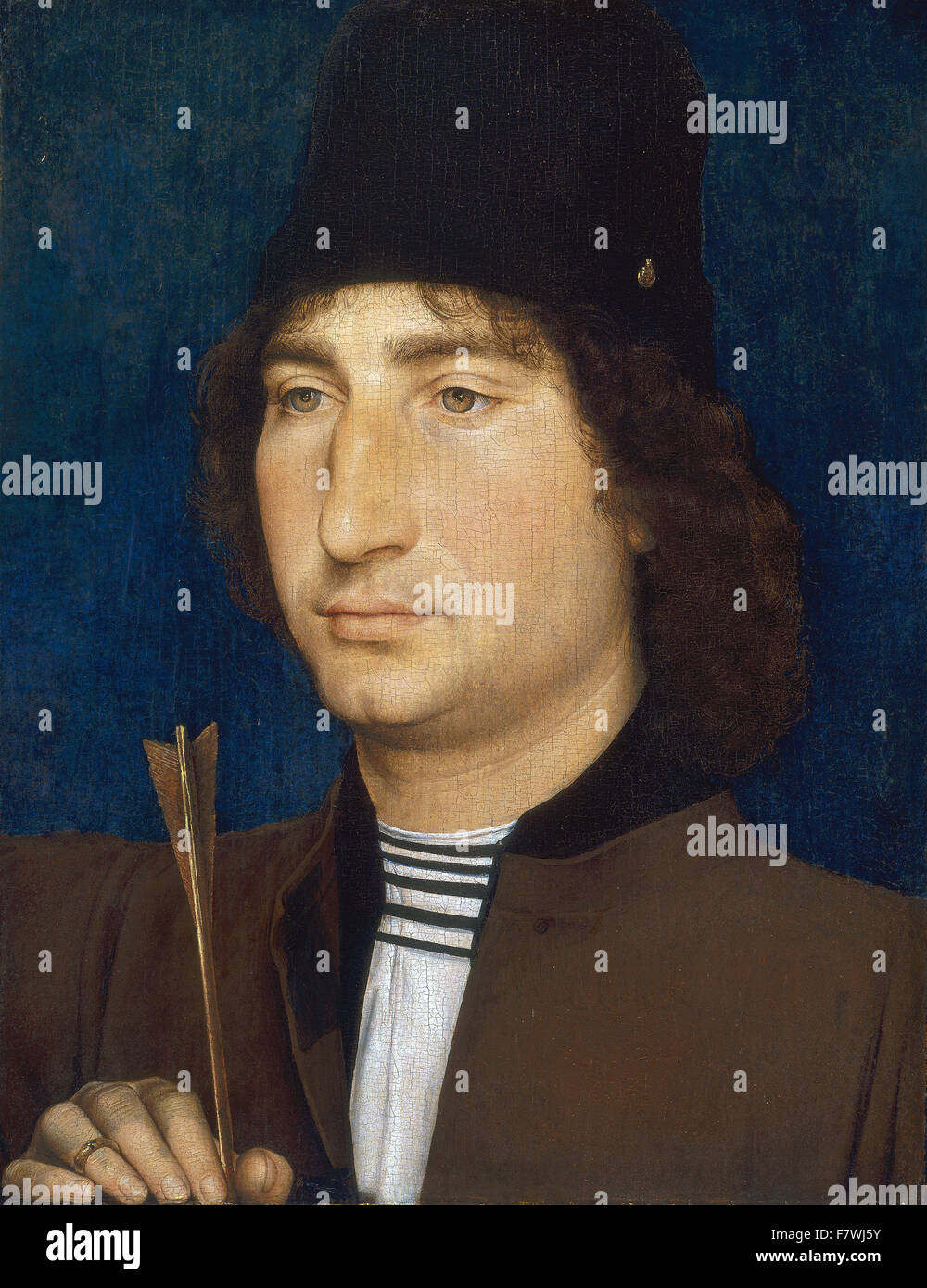 Portrait man arrow hans memling hi-res stock photography and images - Alamy