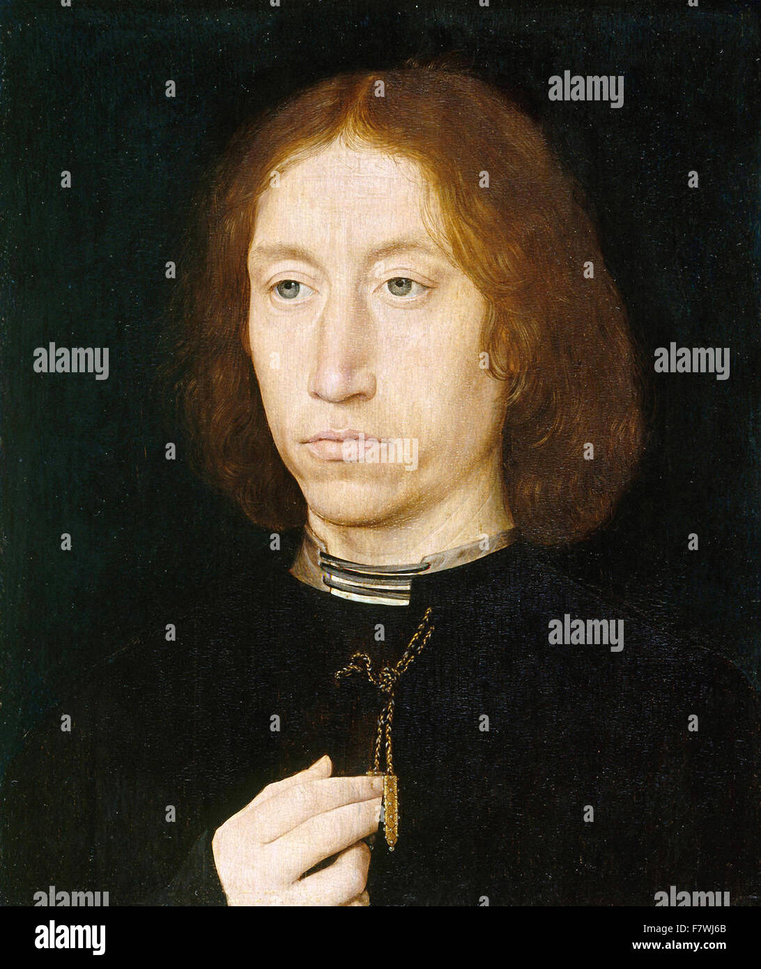 Hans Memling - Portrait of a Man Stock Photo - Alamy