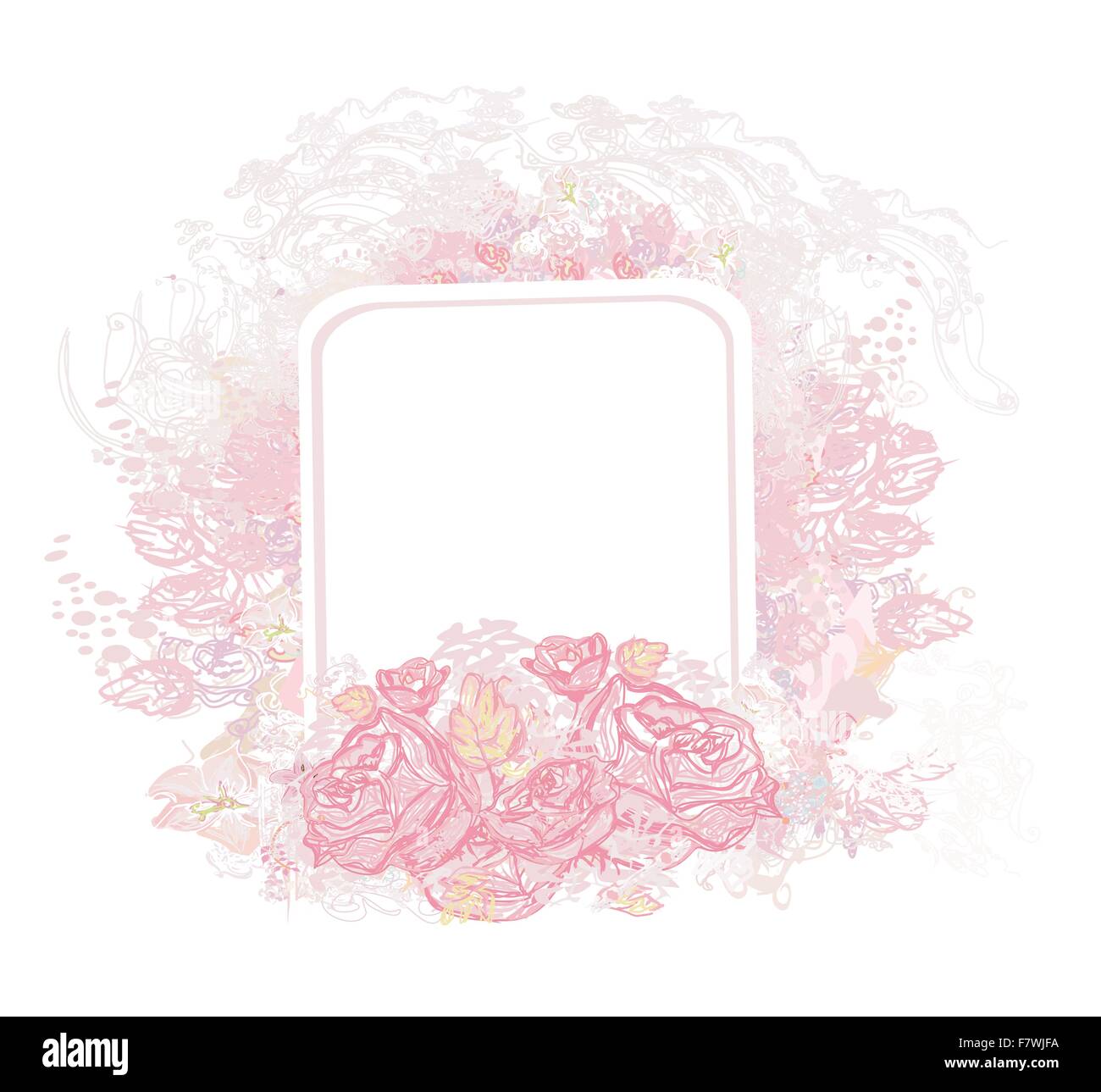 Horizontal roses Stock Vector Images - Alamy