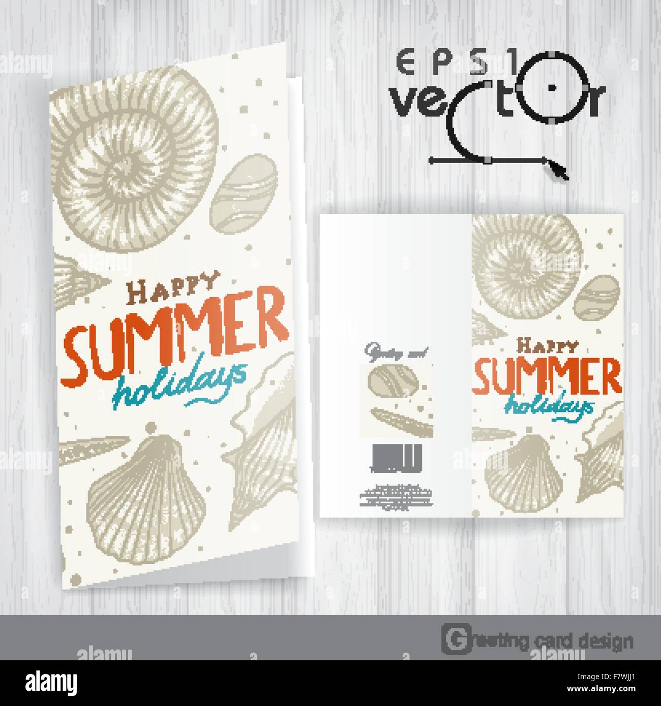 Greeting Card Design, Template Stock Vector Image & Art - Alamy
